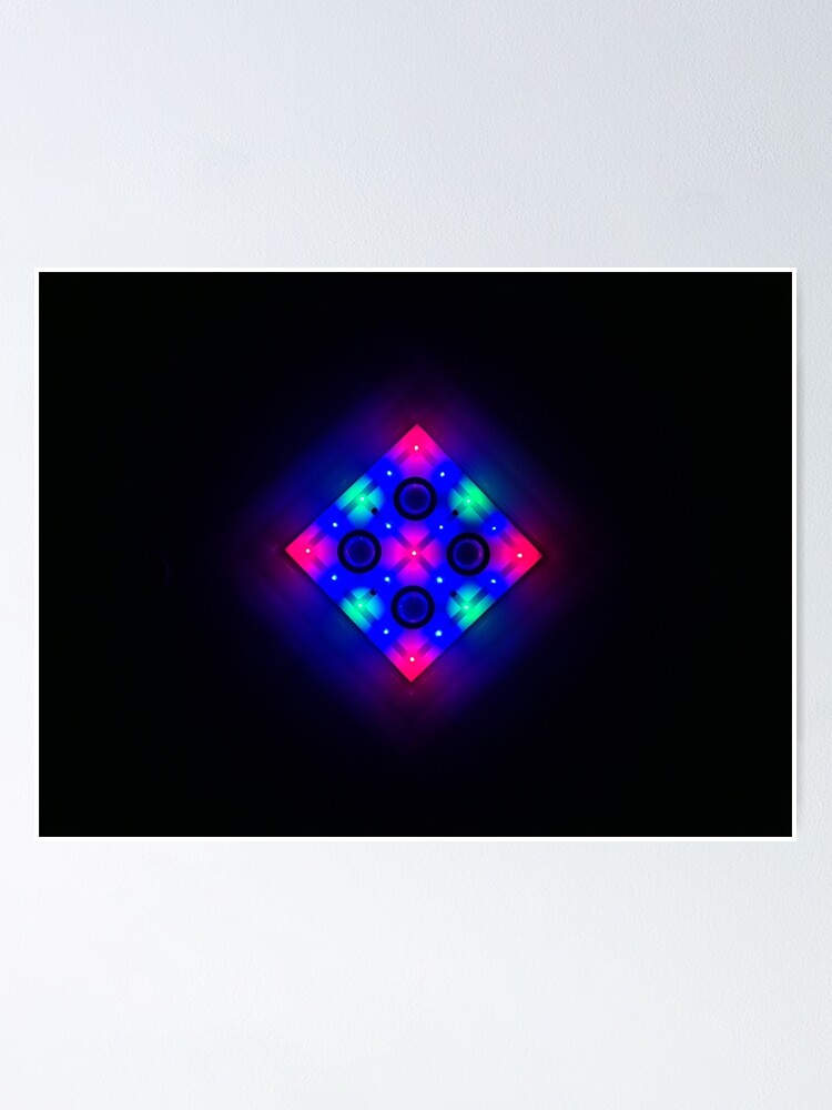 "RGB lights" Poster for Sale by Getelan | Redbubble