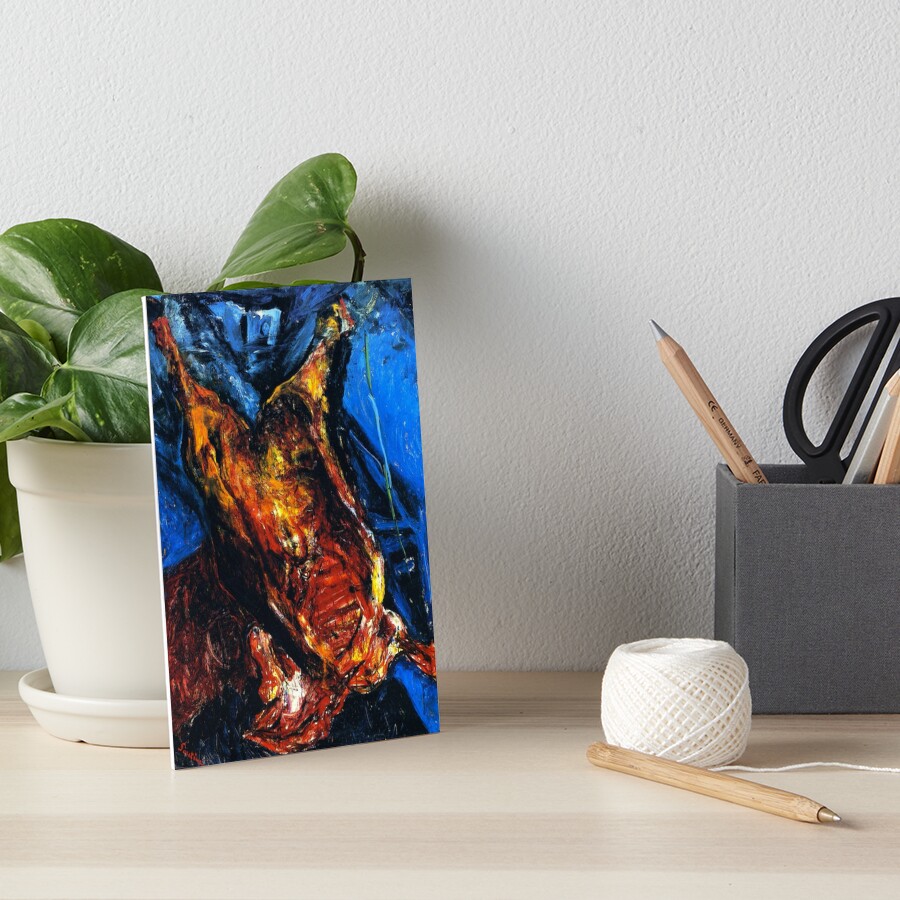 "Carcass of Beef (1924) by Chaim Soutine" Art Board Print for Sale by ...