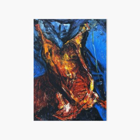 "Carcass of Beef (1924) by Chaim Soutine" Art Board Print for Sale by ...