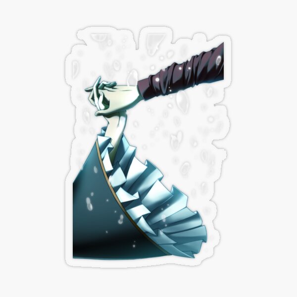"Umineko no naku koro ni CG / Deep sea (clear background)" Sticker for ...