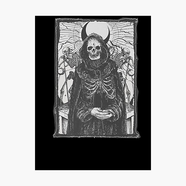 "Grim Reaper Gothic Satan Reaper Lucifer Occult Baphomet" Photographic ...