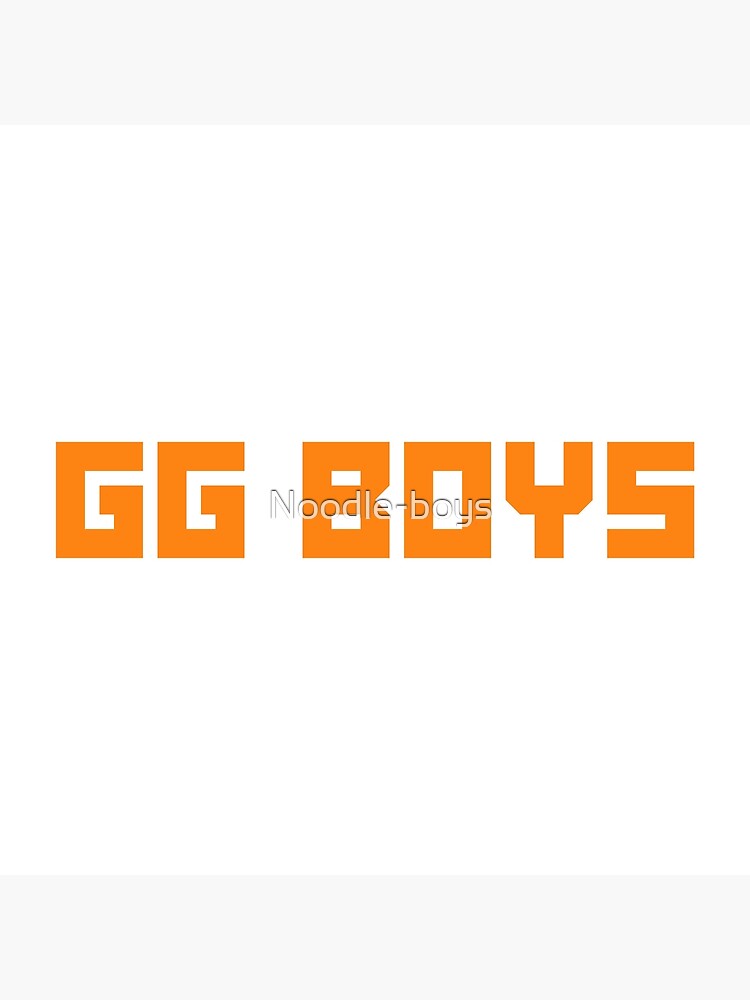 "GG Boys gamer meme" Art Print for Sale by Noodle-boys | Redbubble