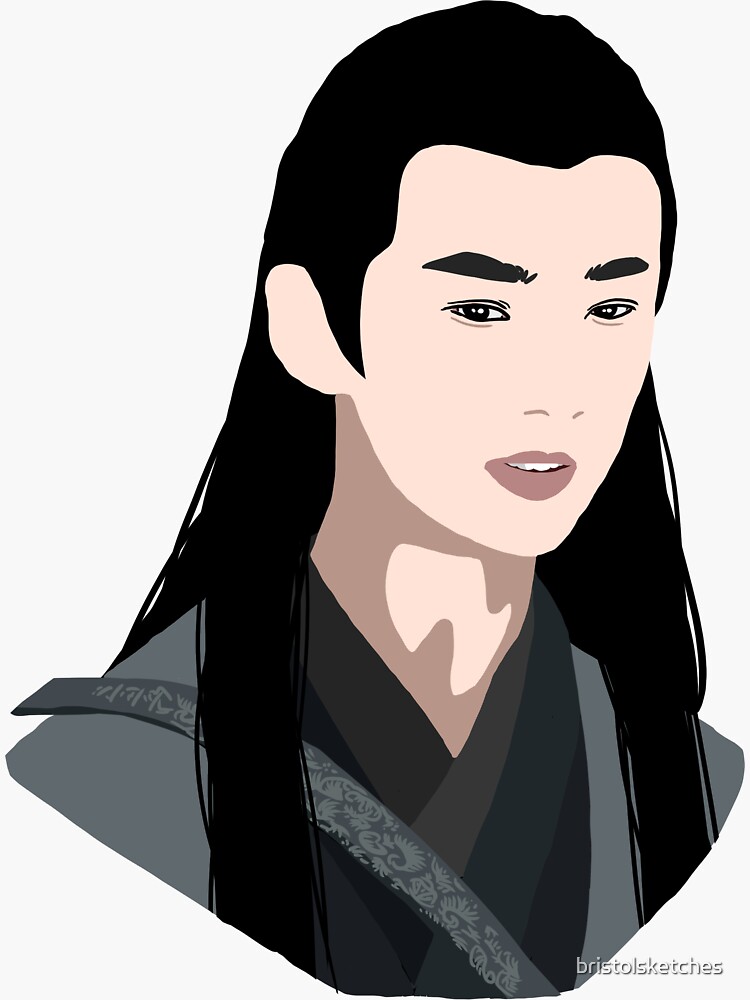 "The Untamed Song Lan" Sticker for Sale by bristolsketches | Redbubble