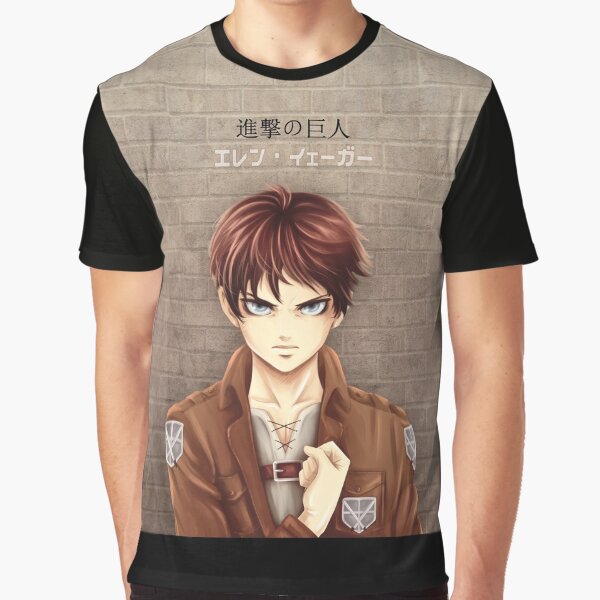 "Eren Yeager" T-shirt for Sale by ArtimShop | Redbubble | eren graphic ...