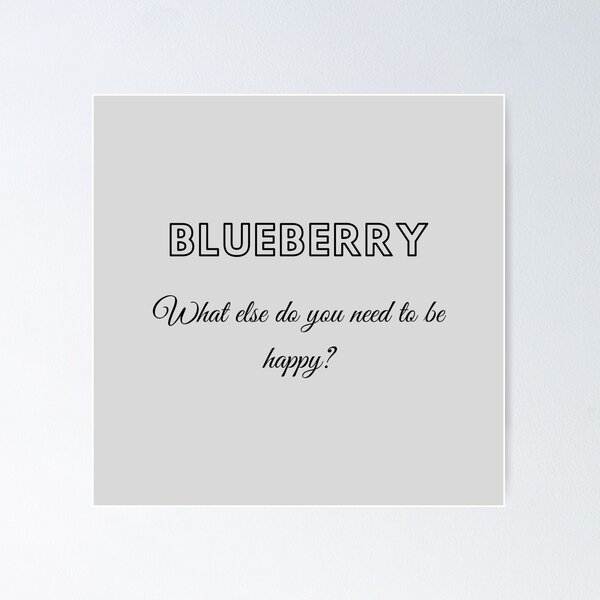Blueberry Quotes