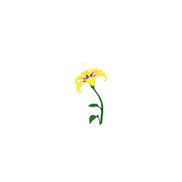 "Flower from Tangled " Sticker for Sale by Leah-17 | Redbubble