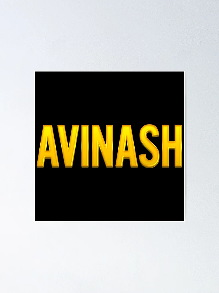 Avinash Name Logo 𝐓𝐚𝐠/𝐦𝐞𝐧𝐭𝐢𝐨𝐧 🌍