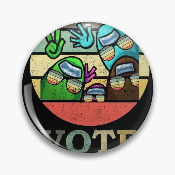 Among Us Vote Pins and Buttons | Redbubble