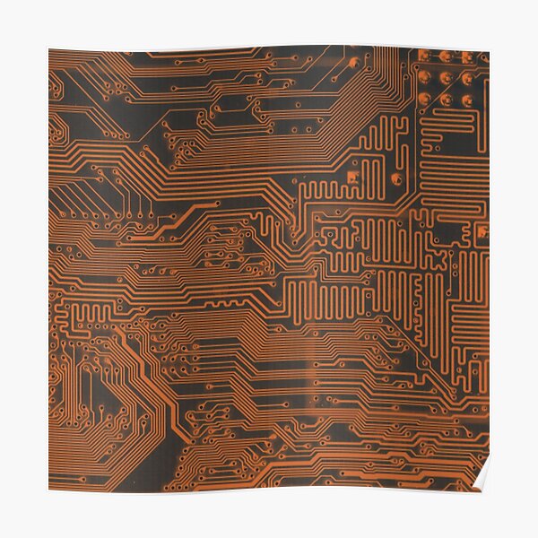 "Printed Circuit Board" Poster for Sale by bbalint | Redbubble