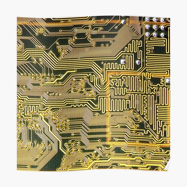 "Printed Circuit Board" Poster for Sale by bbalint | Redbubble