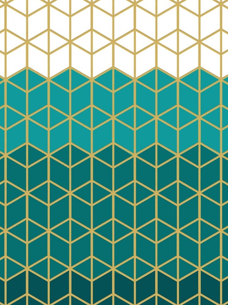"Teal Geometric Design" iPhone Case for Sale by rachelemery | Redbubble