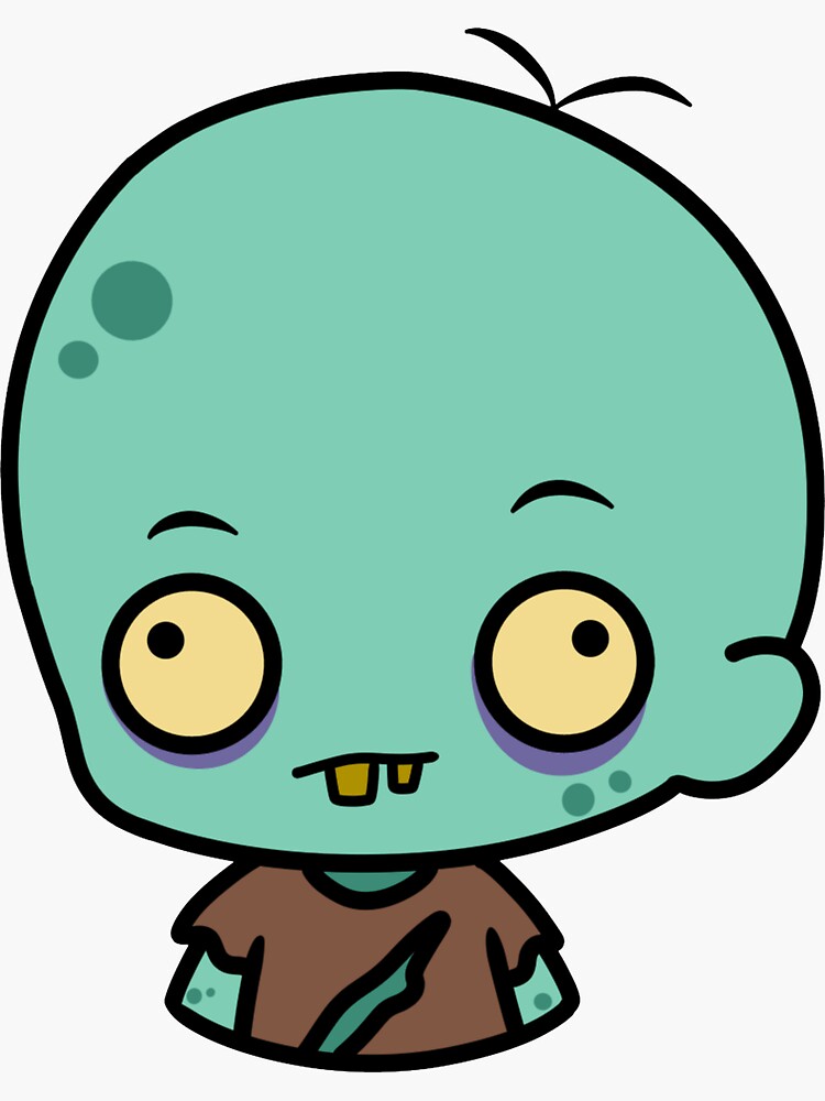 "Cute Zombie" Sticker by terra-cotta | Redbubble