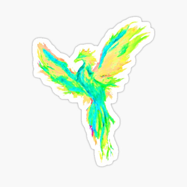 "Phoenix" Sticker for Sale by xaxuokxenx | Redbubble