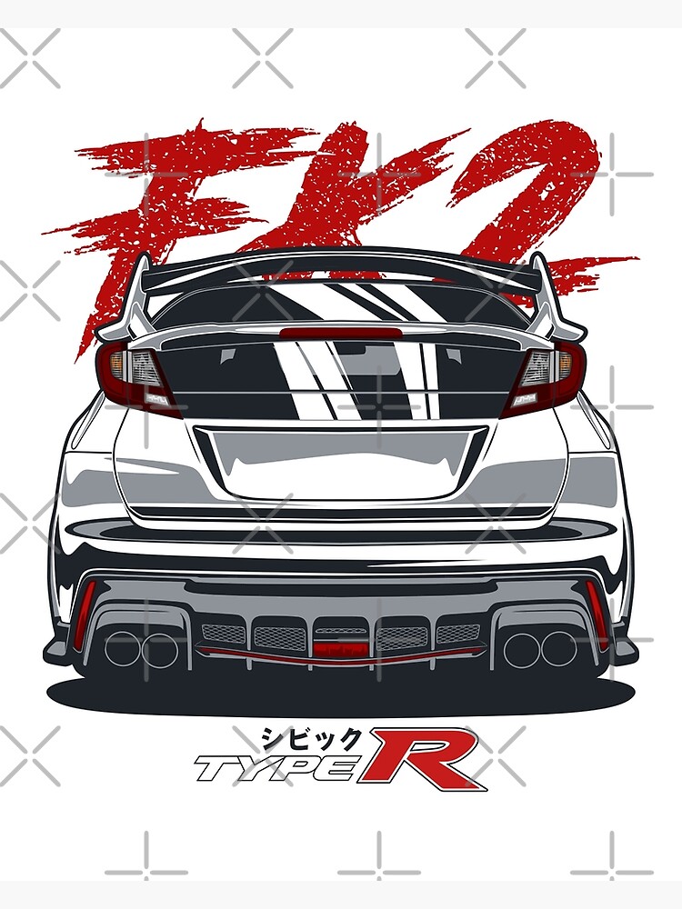 "Civic Type R FK2" Poster for Sale by idrdesign | Redbubble