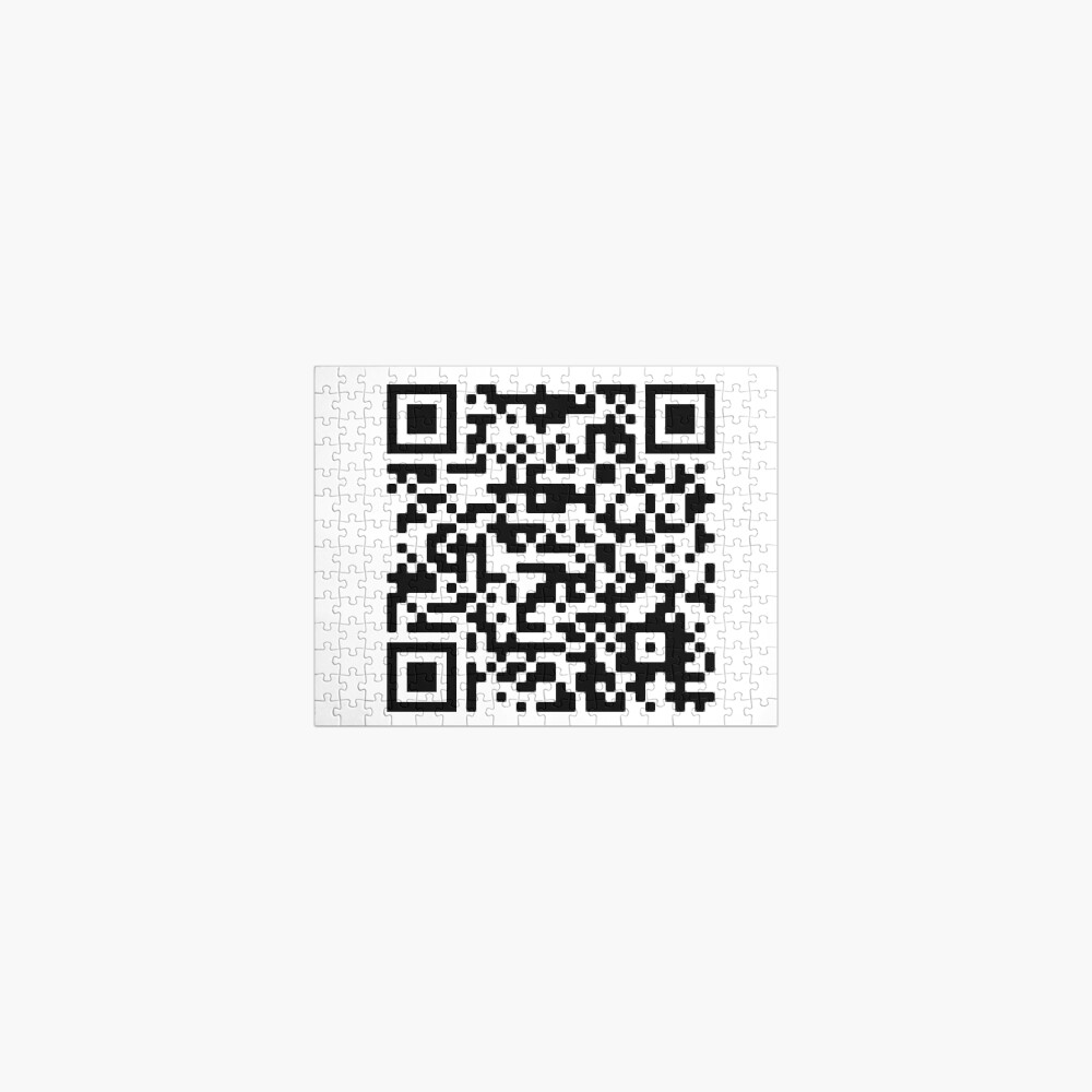 "Shrek 2 Movie Script QR Code" Jigsaw Puzzle by rosesbwayshop | Redbubble
