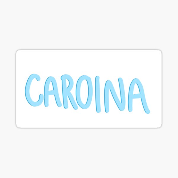 "Carolina Logo " Sticker for Sale by nweyne | Redbubble