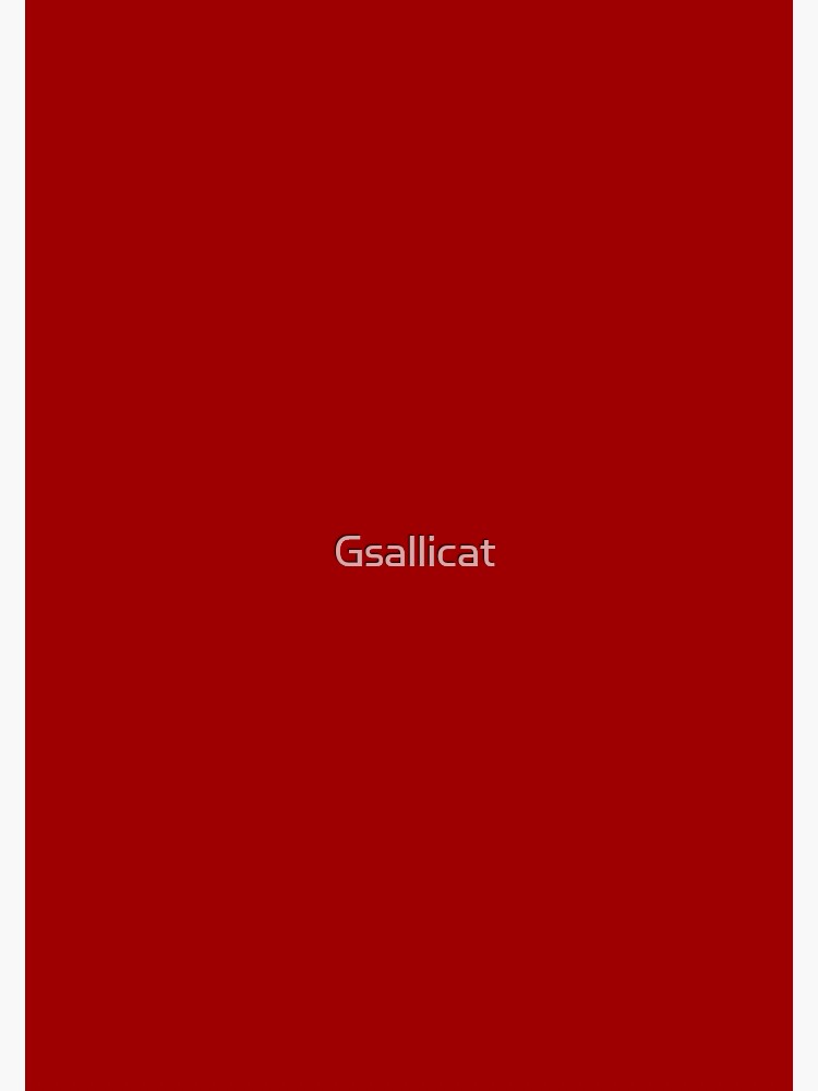 "Ruby Red, Solid Red" Poster for Sale by Gsallicat | Redbubble