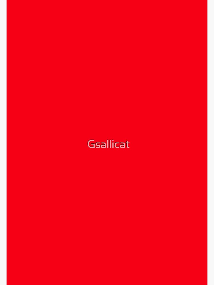 "Rose Red, Solid Red" Poster for Sale by Gsallicat | Redbubble