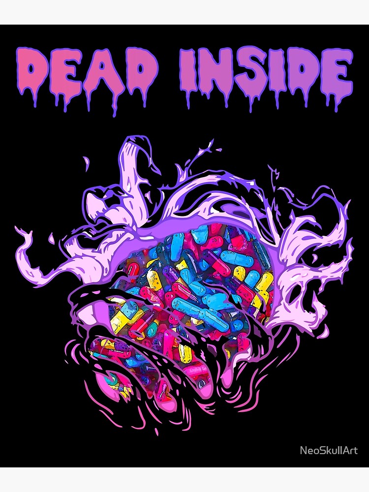 "Dead Inside Pastel Goth, Torn from the inside" Poster for Sale by ...