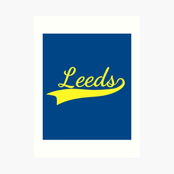 "Leeds United Retro" Art Print for Sale by Retrofootball | Redbubble