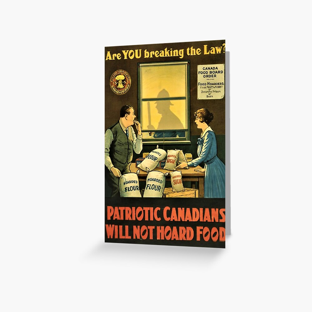 "Patriotic Canadians World War 1 Propaganda Poster" Poster for Sale by ...