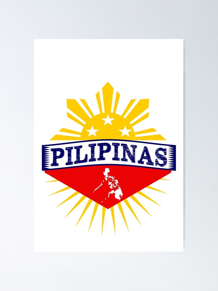 "Pilipinas Design - Proud Pinoy Prints" Poster by busyokoy | Redbubble