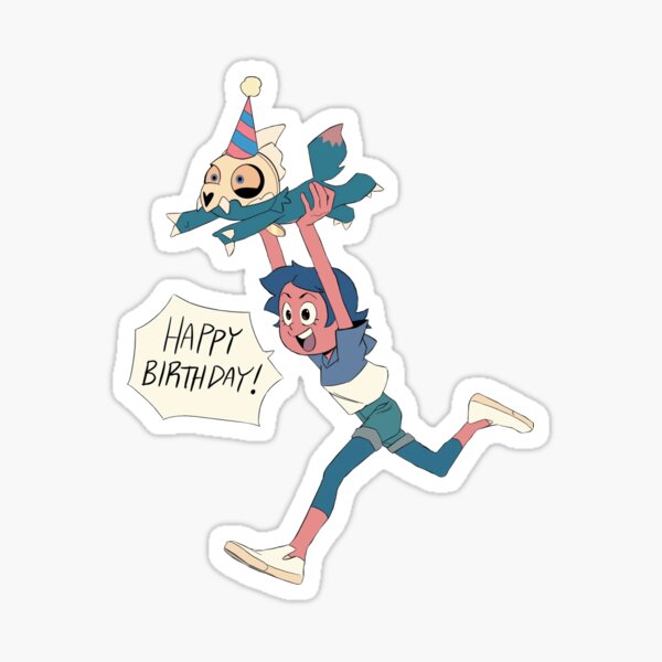 "The Owl House Happy birthday" Sticker for Sale by Araudjo | Redbubble