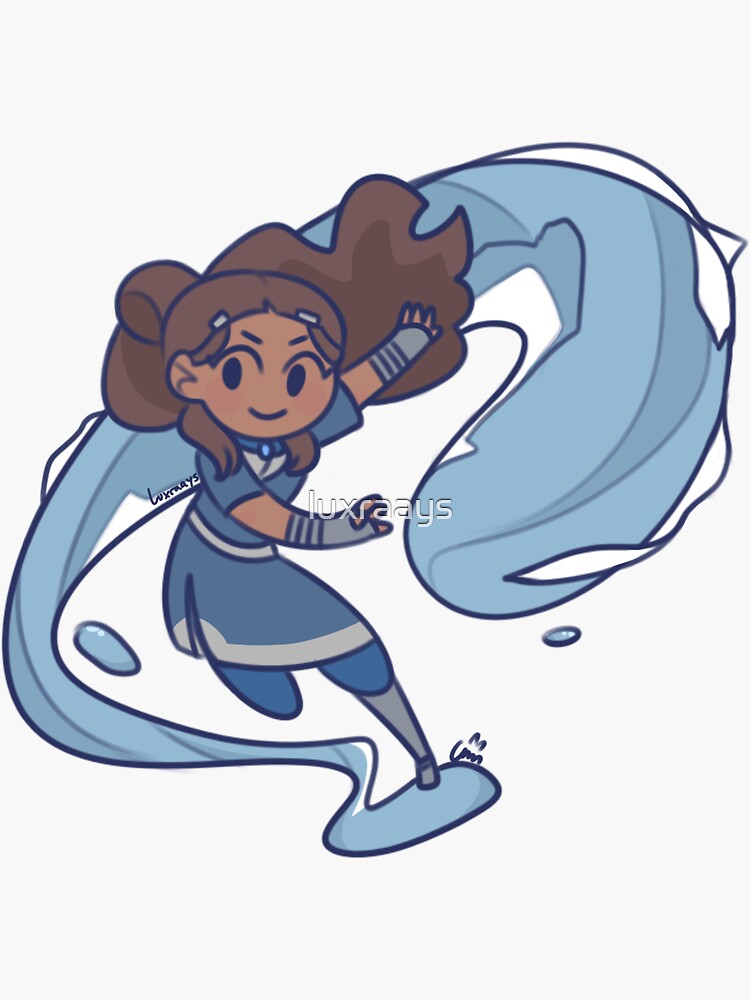"Katara" Sticker for Sale by luxraays | Redbubble