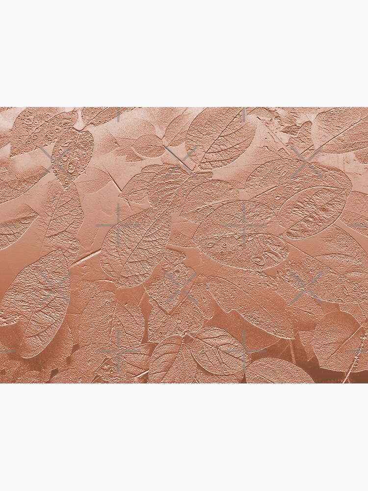 "Rose Gold Foil Leaves" Poster by Matriarch04 | Redbubble