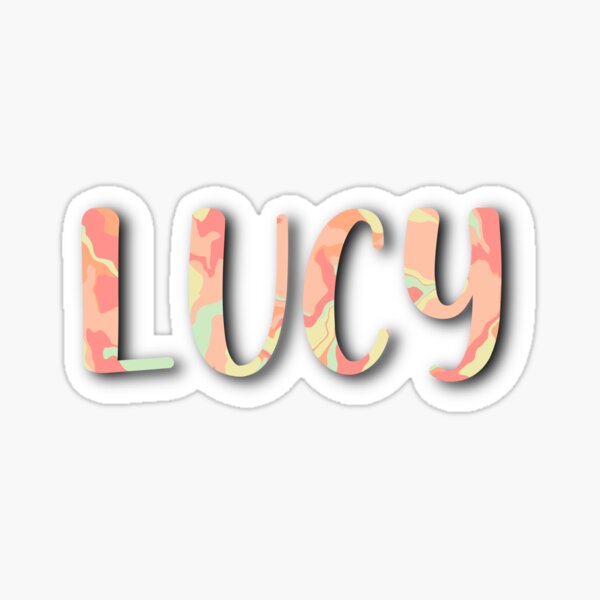 "Lucy" Sticker for Sale by dolphin1128 | Redbubble