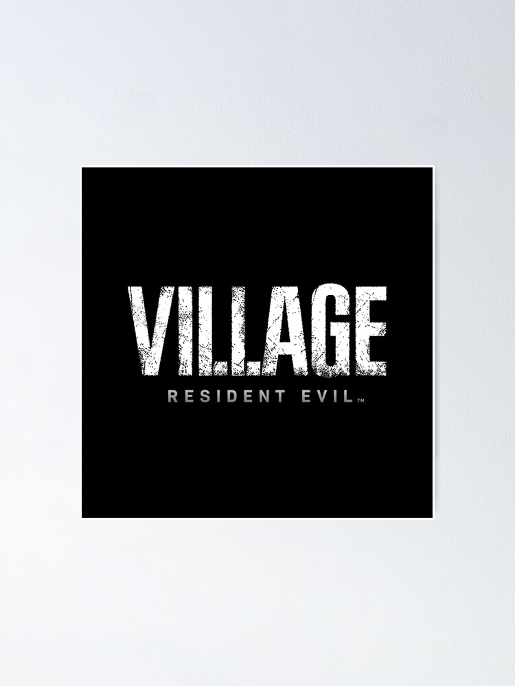 "Resident Evil 8 VILLAGE - Premium Logo" Poster by MammothTank | Redbubble