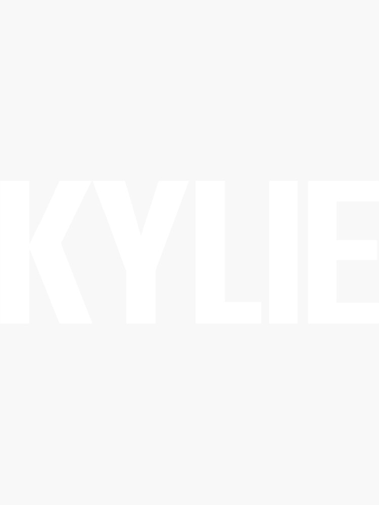 "KYLIE" Sticker for Sale by Mixcreative | Redbubble