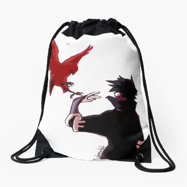 "Dabi red Hawk" Drawstring Bag for Sale by itssleepyrabbit | Redbubble