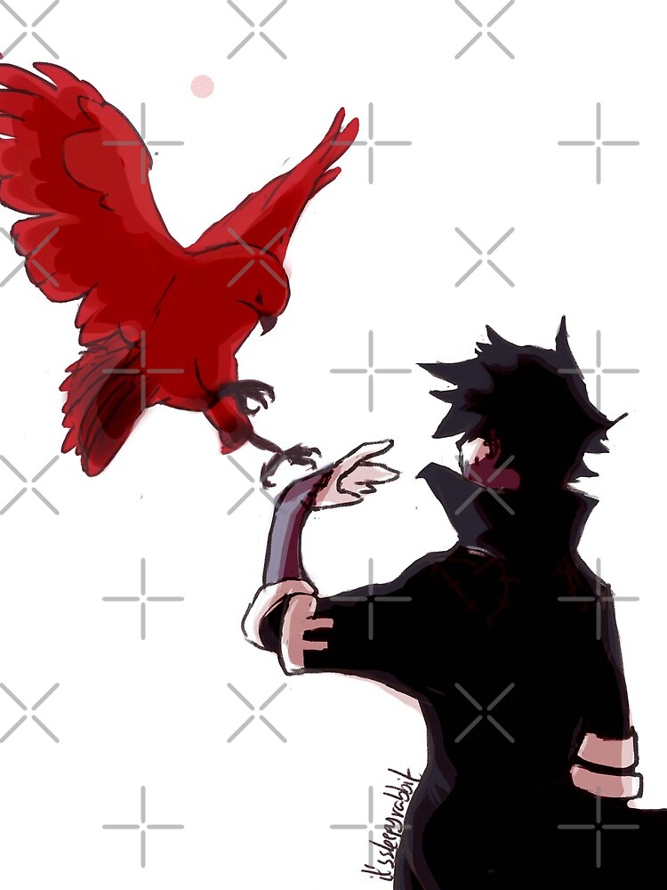 "Dabi red Hawk" Drawstring Bag for Sale by itssleepyrabbit | Redbubble
