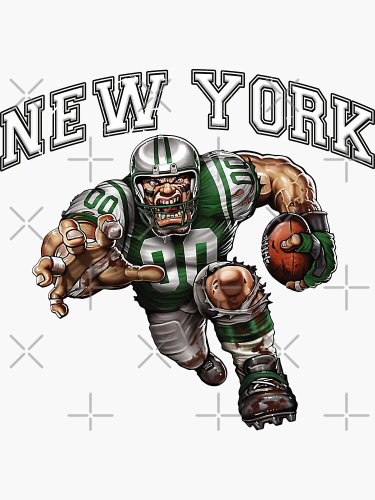 "New York Football" Sticker for Sale by Playing-music | Redbubble
