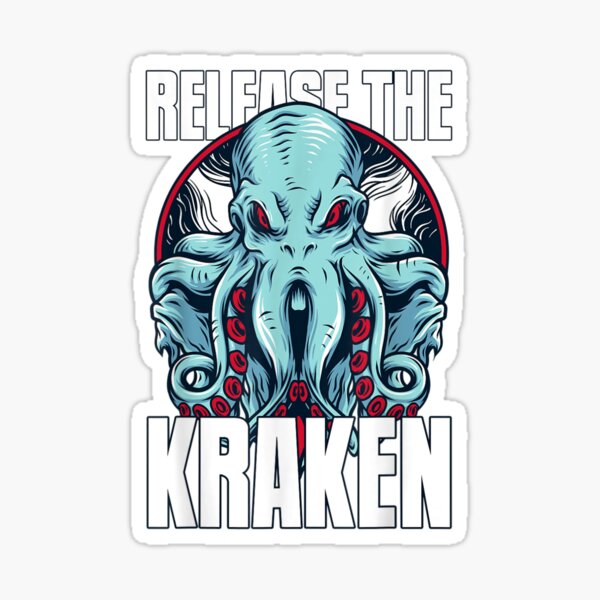 "Release the Kraken" Sticker for Sale by HoppeIla | Redbubble