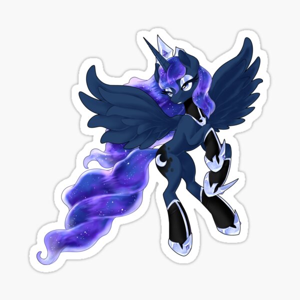 "Princess Luna" Sticker for Sale by 0Poole | Redbubble