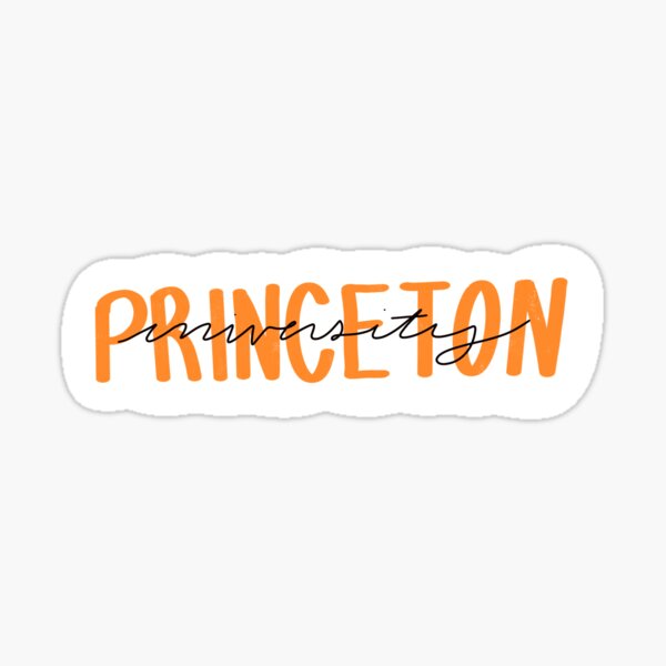 "Princeton University " Sticker for Sale by madedesignsnNJ | Redbubble
