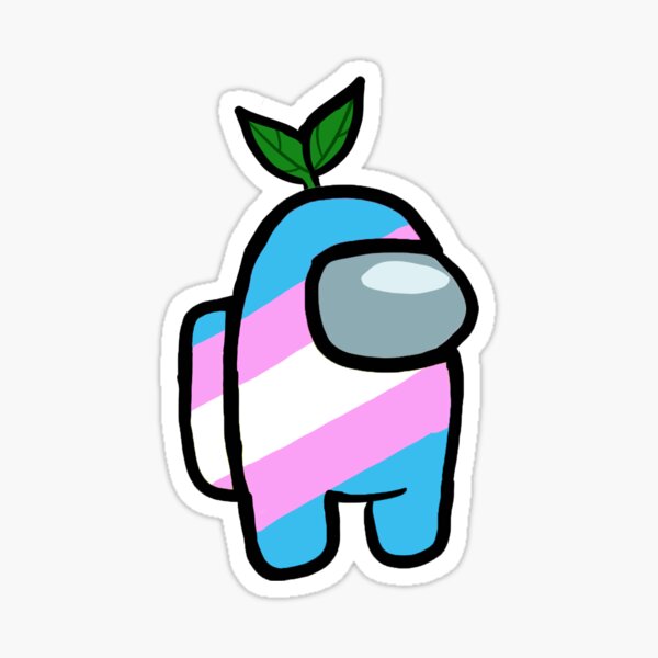 Among Us Trans Pride Stickers | Redbubble