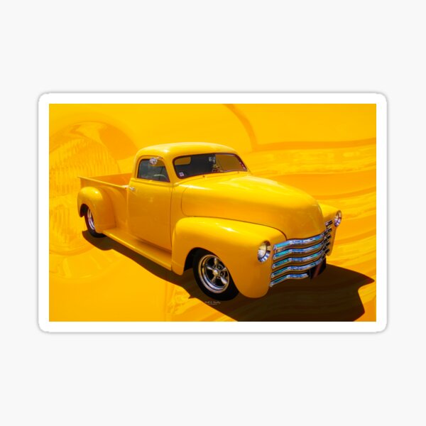 "Chopped Top Pickup" Sticker by cars | Redbubble