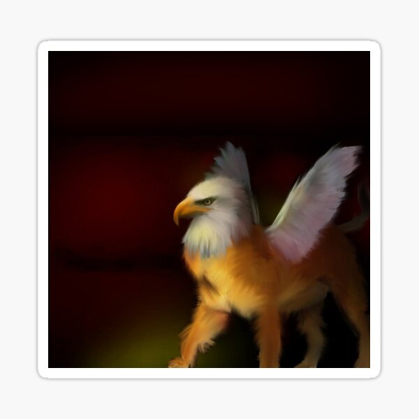 "Greek Myth and Mythology Art - Griffen" Sticker for Sale by ...