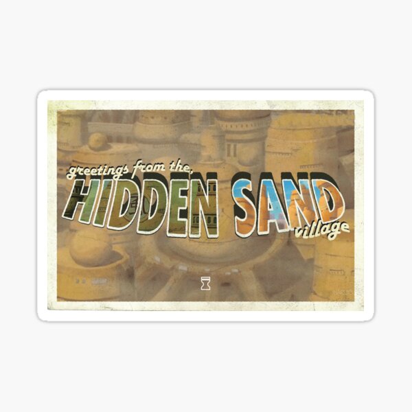 "Hidden Sand" Sticker for Sale by I-Iero | Redbubble