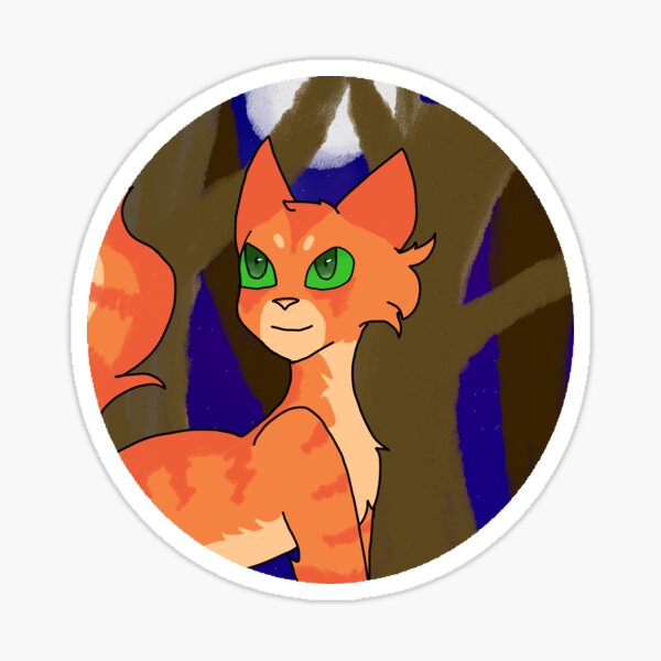 "Firestar" Sticker for Sale by DarkerinDrachen | Redbubble