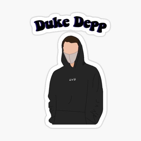 "Duke Depp" Sticker for Sale by irrelevantaira1 | Redbubble