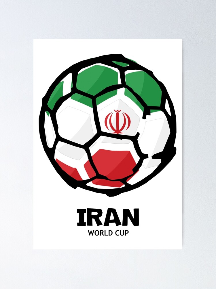 "Iran Football Country Flag" Poster for Sale by KewaleeTee | Redbubble