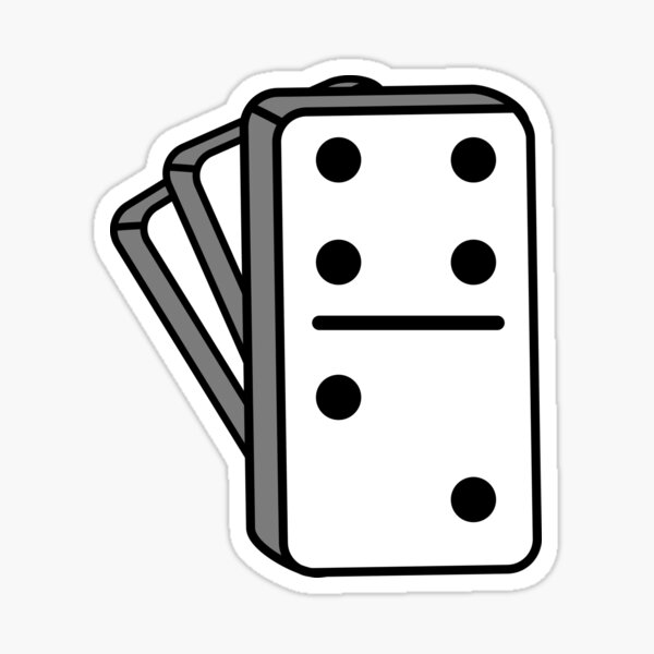 "Popular Domino Costume | Domino gifts print" Sticker by Lisbob | Redbubble