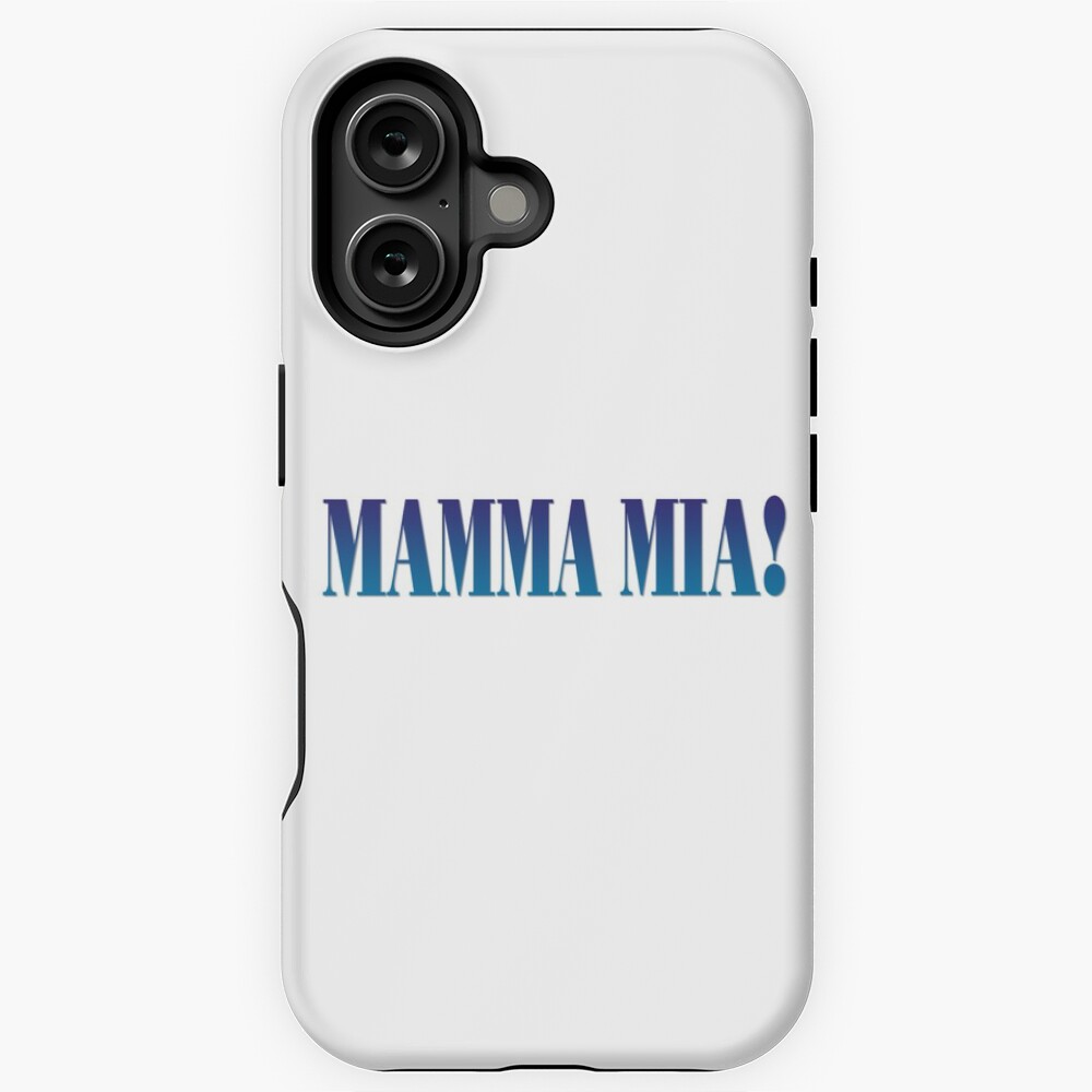 "Mamma Mia" Sticker for Sale by eviemae | Redbubble