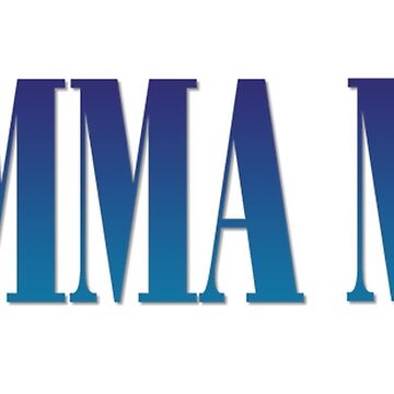 "Mamma Mia" Sticker for Sale by eviemae | Redbubble