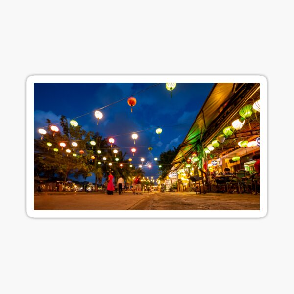 "Hoi An Lantern Festival" Sticker for Sale by rossacampbell | Redbubble