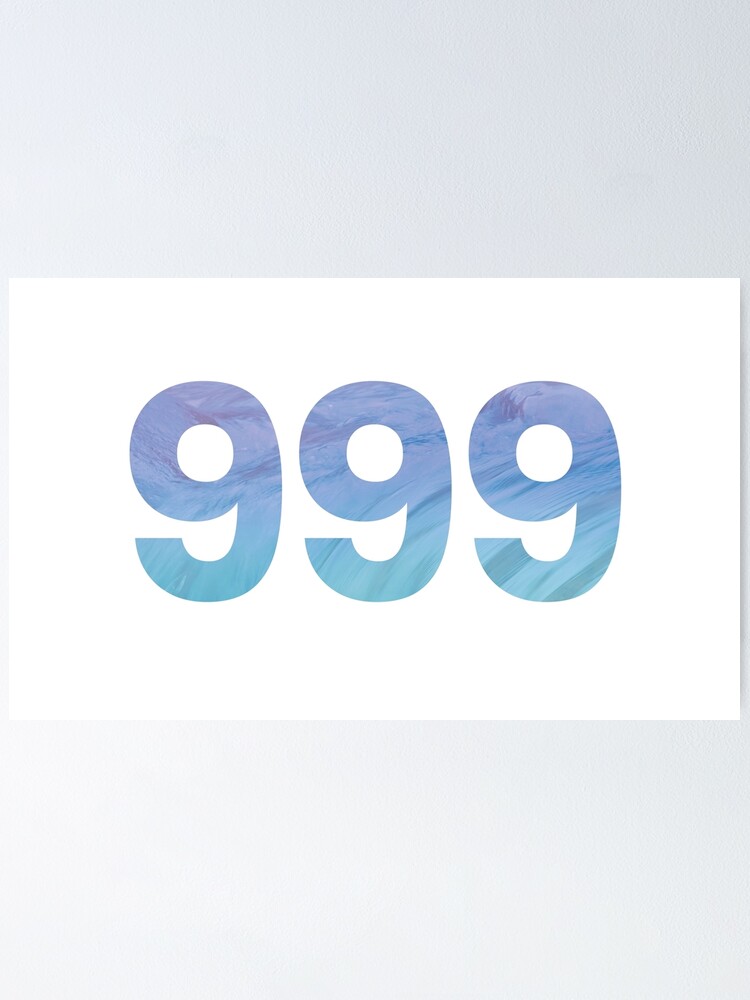 "999 Angel number" Poster for Sale by namaste-you | Redbubble